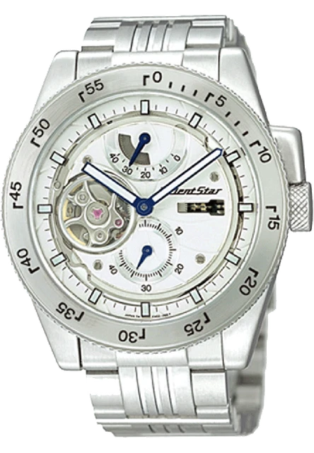 NOS ORIENT STAR Automatic Watch Retro-Future Camera Concept White Dial ...