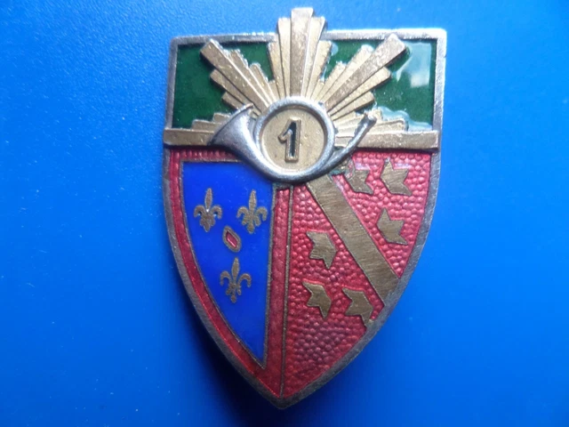 1ST REGIMENT OF Hunters, Augis, Badge, Augis Hunters, Translucent Rose ...