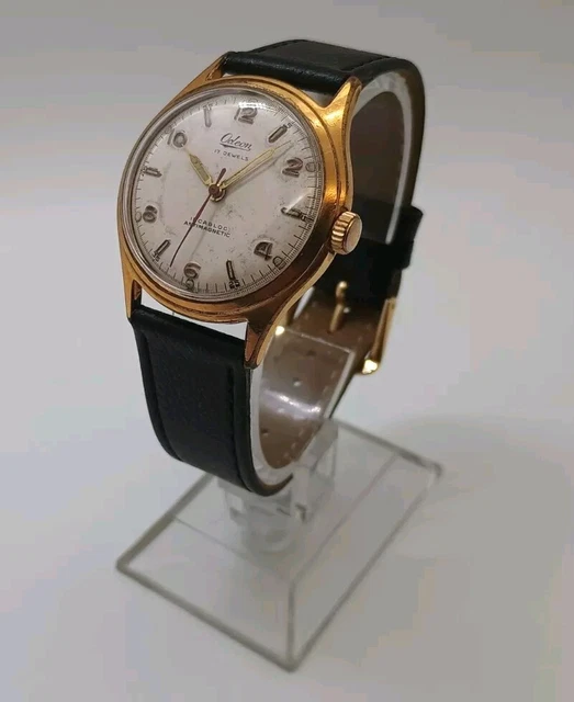 ODEON 17 JEWELS Incabloc Antimagnetic Automatic Gents Watch £20.00 ...