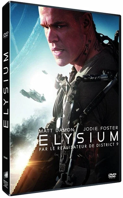 ELYSIUM (DVD) MATT Damon Jodie Foster Sharlto Copley Alice Braga (UK ...