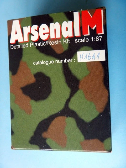 ARSENAL-M HO 1/87 scale WW2 US Army M16A1 Quad gun Halftrack - resin ...