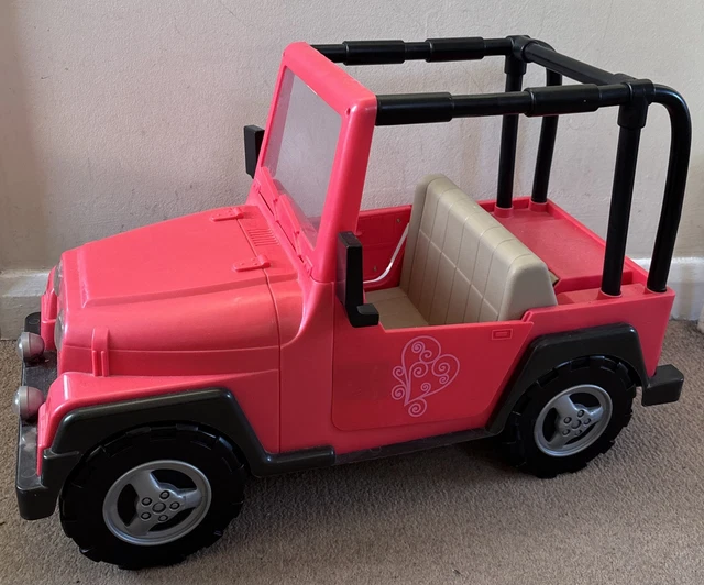 OUR GENERATION DOLLS jeep vehicle 4 x 4 dark pink £21.52 - PicClick UK