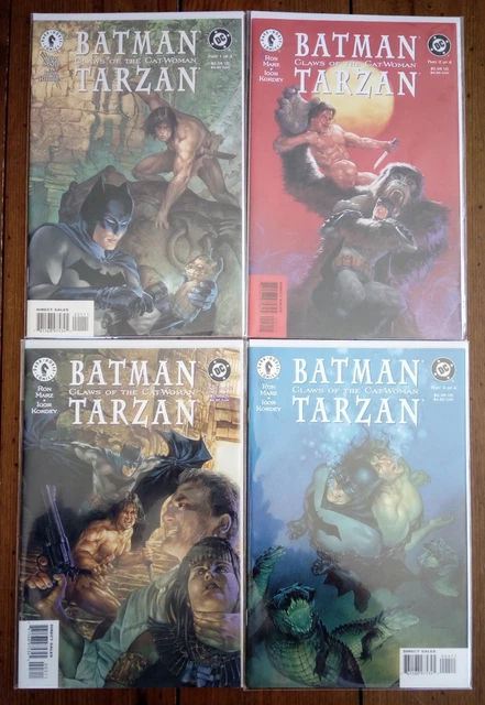 BATMAN/ TARZAN: CLAWS Of The Catwoman 1-4 (Of 4), Dark Horse/Dc, 1999 ...