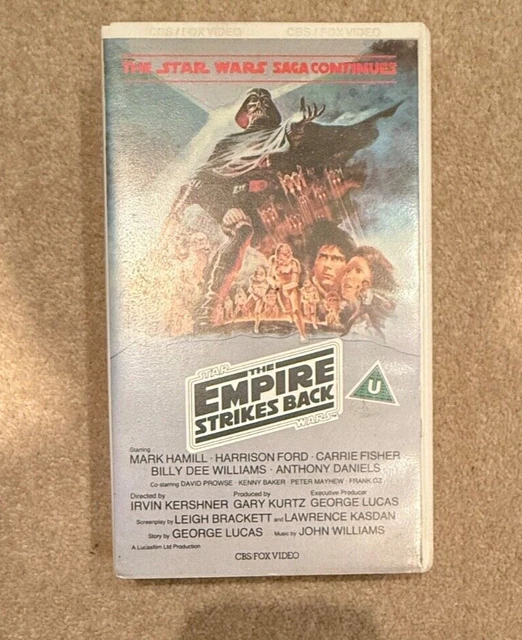 STAR WARS THE Empire Strikes Back VHS Video Tape 1987 Rental Copy £5.99 ...