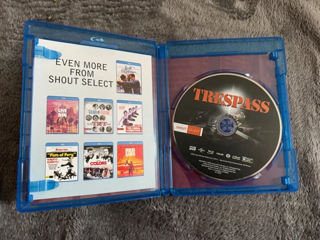 TRESPASS SHOUT FACTORY Collectors Edition Blu-ray Shout Select DVD Blu ...