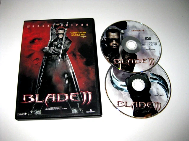 BLADE II DVD Wesley Snipes Kris Kristofferson ROM Perlman- 2 DVD ...