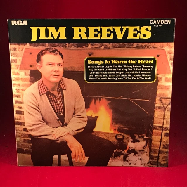 JIM REEVES SONGS To Warm The Heart 1972 UK vinyl LP record Chet Atkins ...