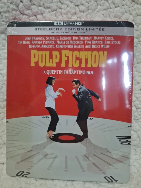 PULP FICTION - Edition Limité SteelBook - 4K Ultra HD + Blu-Ray - NEUF ...