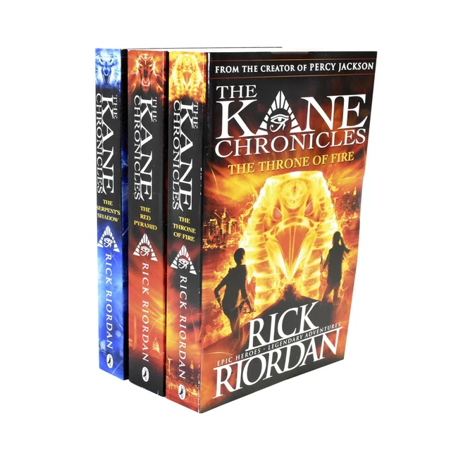 THE KANE CHRONICLES 3 Books Collection By Rick Riordan - Ages 9-14 ...