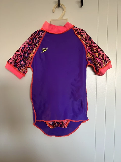 RETRO VINTAGE SPEEDO Made In Australia Two Piece Girls Bathers Size - 2 ...