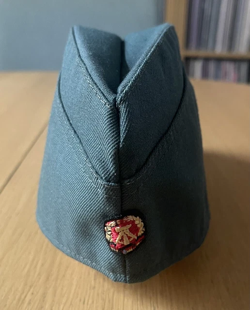 EAST GERMAN SIDE Cap NVA DDR Uniform Garrison Hat Size 55 DDR Cold War ...