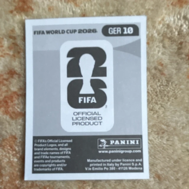 PANINI FIFA WORLD Cup 2026 Joshua Kimmich GER 10 Sticker £1.17 ...
