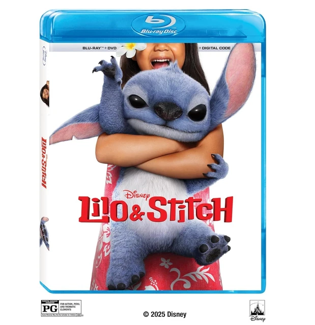 LILO & STITCH The Movie (Blu-ray + DVD + Digital Code, 2025) New ...