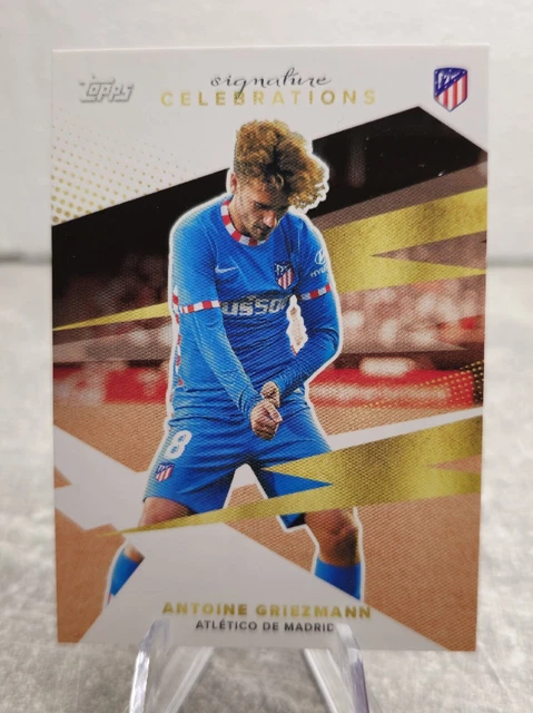 ANTOINE GRIEZMANN SIGNATURE Celebrations Topps Atletico Madrid 2021/22 ...