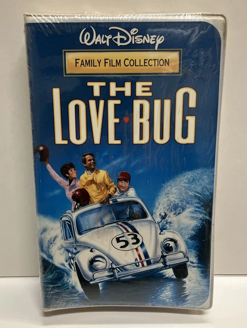 THE LOVE BUG VHS Clamshell Walt Disney Herbie VW Classic Family Film ...