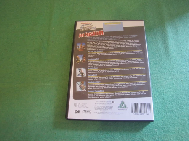 THE ADVENTURES OF Jimmy Neutron Boy Genius - Jet Fusion DVD £3.00 ...