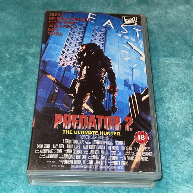 PREDATOR 2 ~ 20th Century Fox VHS Video Cassette - Danny Glover, Gary ...