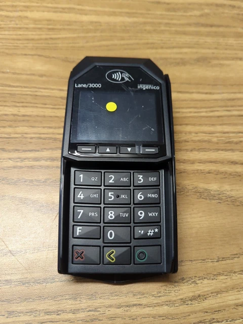 INGENICO LANE/3000 PIN Pad Credit Card Machine Terminal LAN300 $50.00 ...