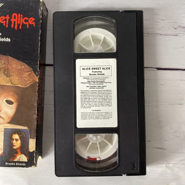Alice Sweet Alice Vhs 1987 Brooke Shields Eur 11 23 Picclick Fr