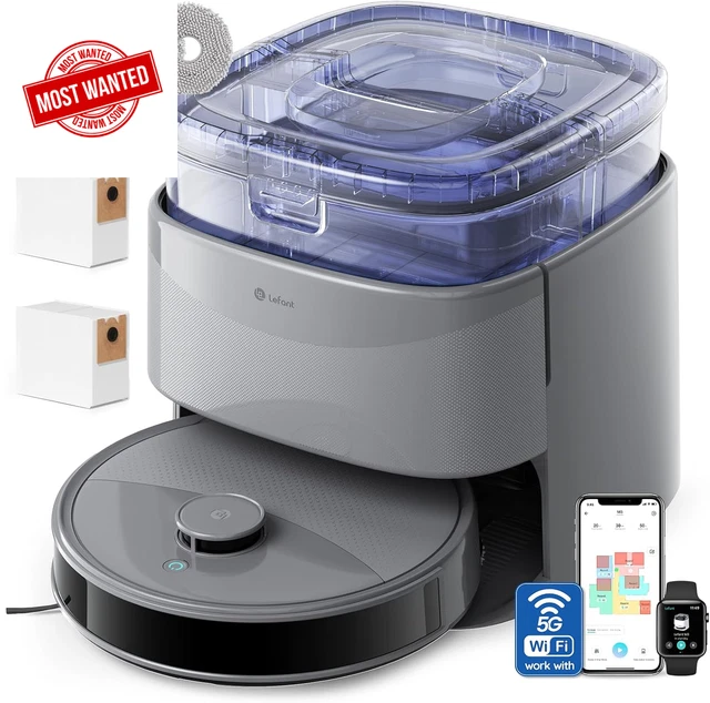 M3 MAX ROBOT Vacuum and Mop, All-In-One 20000 Pa Powerful Suction, 210 ...