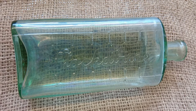 VINTAGE STOCKATRICE GLASS Veterinary Medicine Dosing Bottle, Approx 7 ...