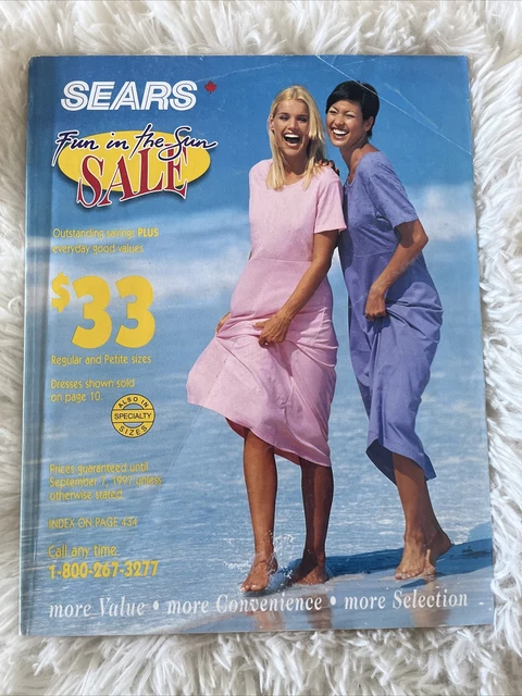 VINTAGE 1997 SEARS Fun In Sun Sale Catalog Fashion Electronics ...
