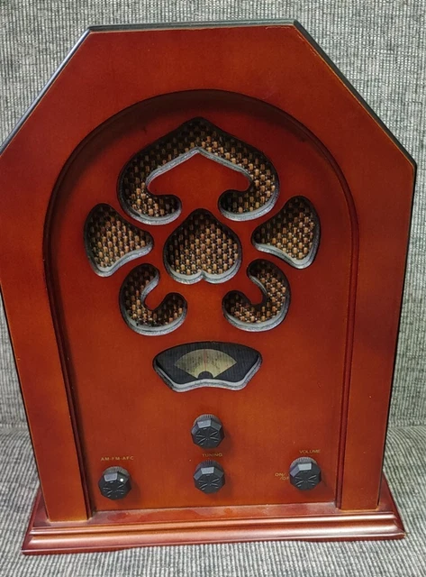 VICTORIAN TRADING COFFIN Top Retro AM/FM Radio 4B $44.00 - PicClick