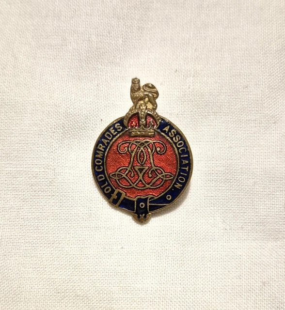 ORIGINAL WW2 BRITISH Army Life Guards Old Comrades Association Enamel ...