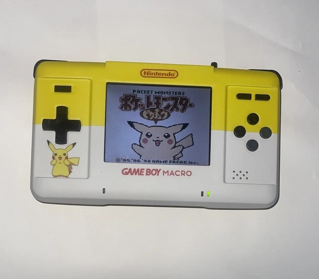 NINTENDO GAME BOY Macro Touchscreen, Pikachu Pokémon GB GBA DS £119.99 ...