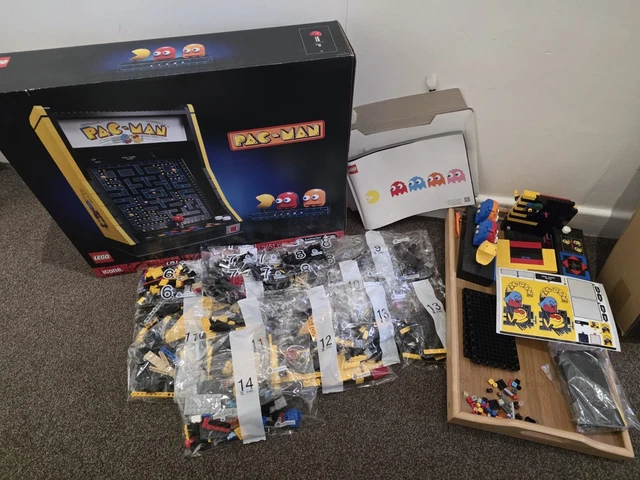 LEGO ICONS: PAC-MAN Arcade (10323) PART BUILT 99% COMPLETE £161.90 ...