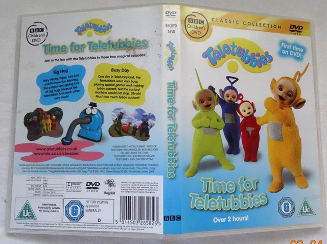 BBC CHILDREN'S TV - Teletubbies Dvd - Time For Teletubbies - 136 ...