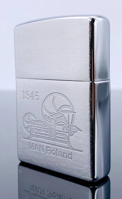 ZIPPO FEUERZEUG MAN Roland 1845 Diesel Engine Zippo EUR 47,99 - PicClick DE