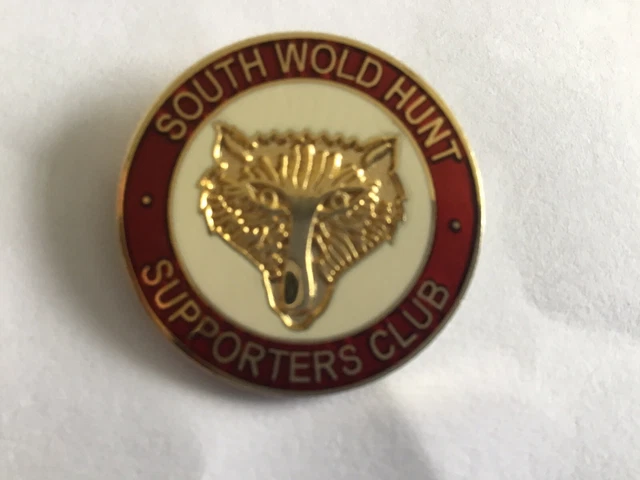 FOX HUNTING BADGES - South wold Foxhounds Hunt Supporters Club Badge £5 ...