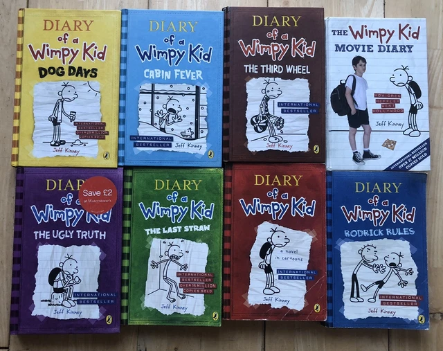 DIARY OF A WIMPY KID JEFF KINNEY Selection Of 8 Books Some Hardback VGC ...
