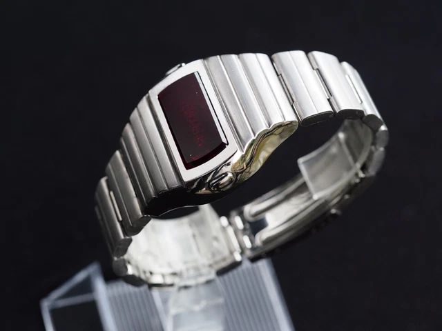 VINTAGE 1974 HAMILTON Pulsar Time Computer QED LED watch Uhr EUR 429,00 ...