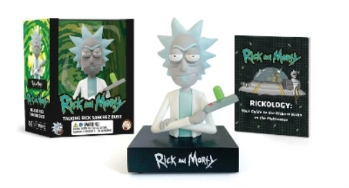 RUNNING PRESS RICK and Morty Talking Rick Sanchez Bust (Mixed Media ...
