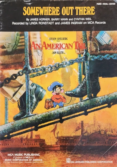 LINDA RONSTADT & James Ingram An American Tail Sheet Music Piano Vocal ...