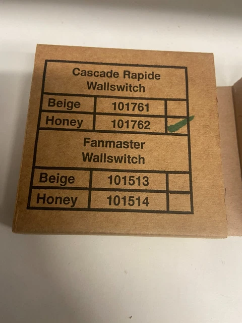 CARAVAN / MOTORHOME / Boat / Carver Cascade 2 Rapide Wall Switch ...