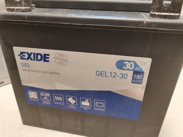 EXIDE BIKE BATTERIE Motorrad GEL12-30 - 12V - 30Ah - 180A EN EUR 41,80 ...