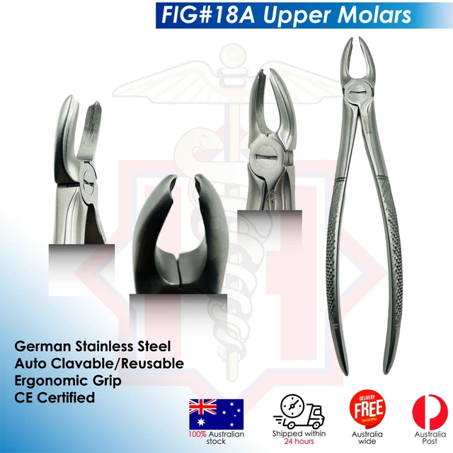 DENTAL UPPER MOLAR Forceps FIG# 18A Tooth Extracting Forceps Dental ...