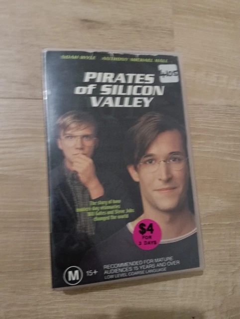 PIRATES OF SILICON VALLEY (1999) VHS VIDEO Ex Rental BILL GATES / STEVE ...