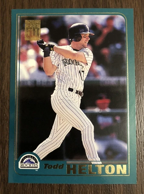 2001 TOPPS #255 Todd Helton Colorado Rockies HOF Baseball Card MLB NM EUR 2,51 - PicClick FR