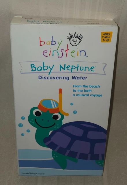 BABY EINSTEIN BABY NEPTUNE Discovering Water VHS Tape Kids Educational ...
