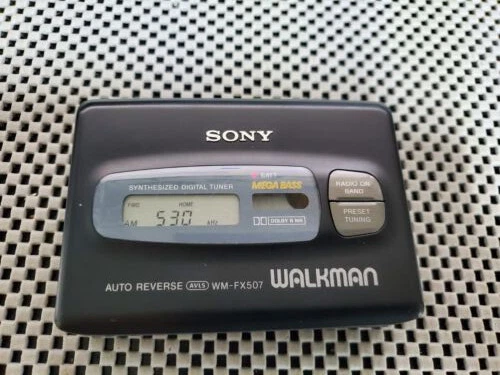 RARE SONY SUPER Walkman WM-FX507 Radio Cassette Player (radio only ...