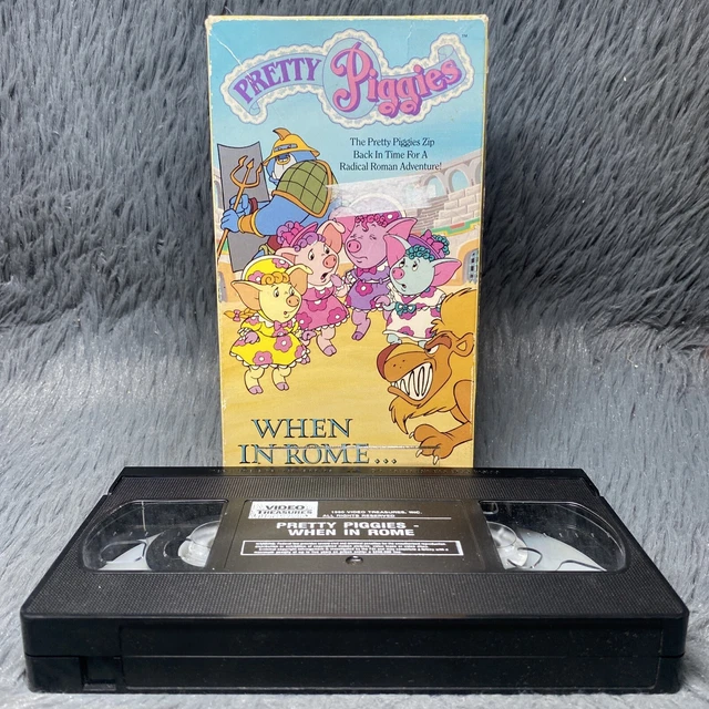 PRETTY PIGGIES WHEN In Rome VHS Tape 1991 Hi-Tops Video Classic Cartoon ...