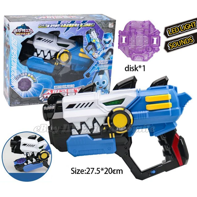 MINIFORCE SUPER DINO Power SUPER-DINO-GUN Rangers Blaster Weapon Disk ...
