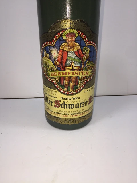 VINTAGE 1976 BEAMEISTER German Pottery Stoneware Wine Decanter Bottle ... VINTAGE 1976 BEAMEISTER German Pottery Stoneware Wine Decanter Bottle ...