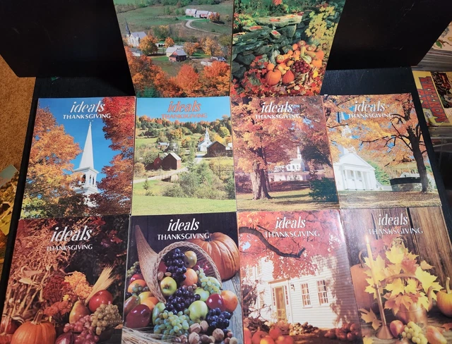 IDEALS MAGAZINE: THANKSGIVING Vintage 1980-1989 Lot Of 10 Poetry, Faith ...