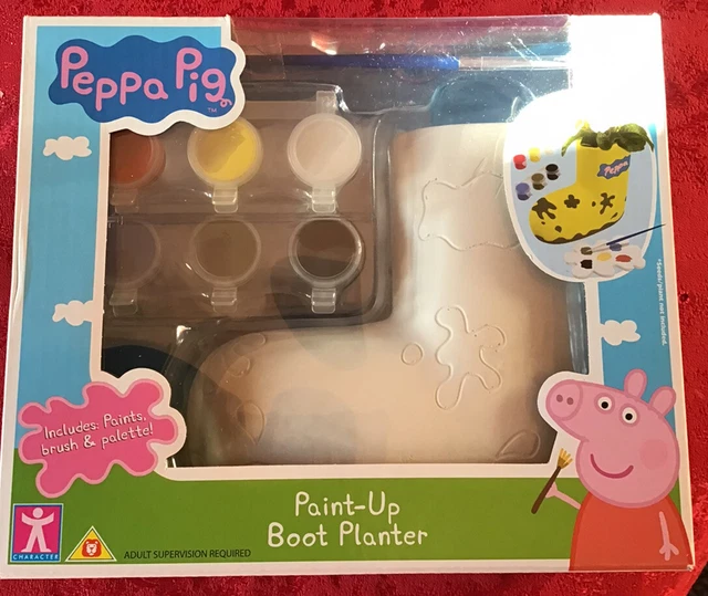 PEPPA PIG PAINT Up Boot Planter - paint your own boot - Brand New £2.99 ...