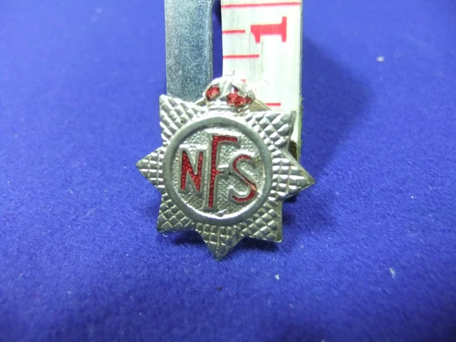 WW2 BADGE NFS national fire service home front war effort defence air ...